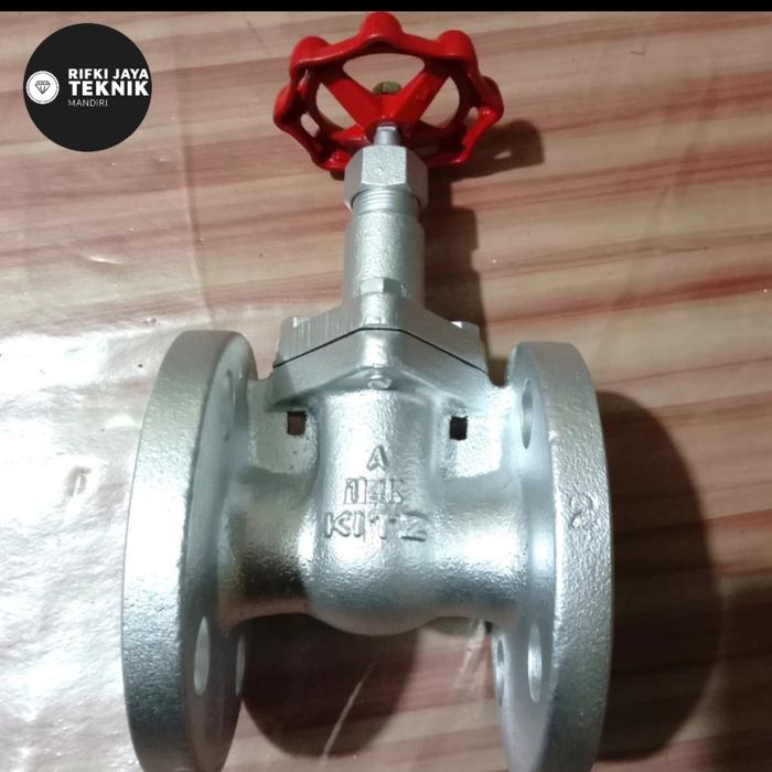 Jual gate Valve kitz cast iron jis10k 1"inch/gate Valve kitz fort steam ...