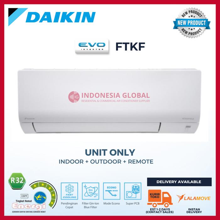 Promo AC Daikin 1 PK FTKF-25 / FTKF25 - Split Inverter - Jakarta ...