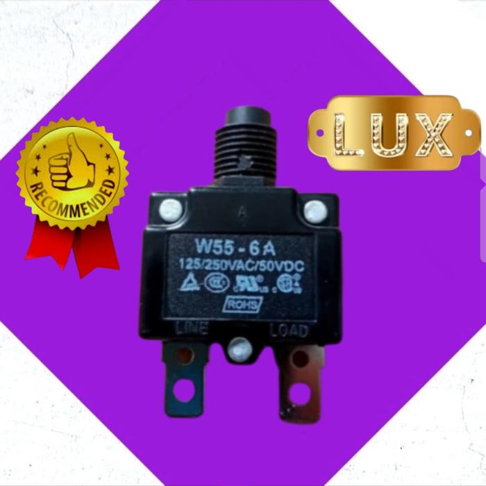 Jual Overload 6A 250v Pompa satelit switch protector york ORI 6 Amper ...