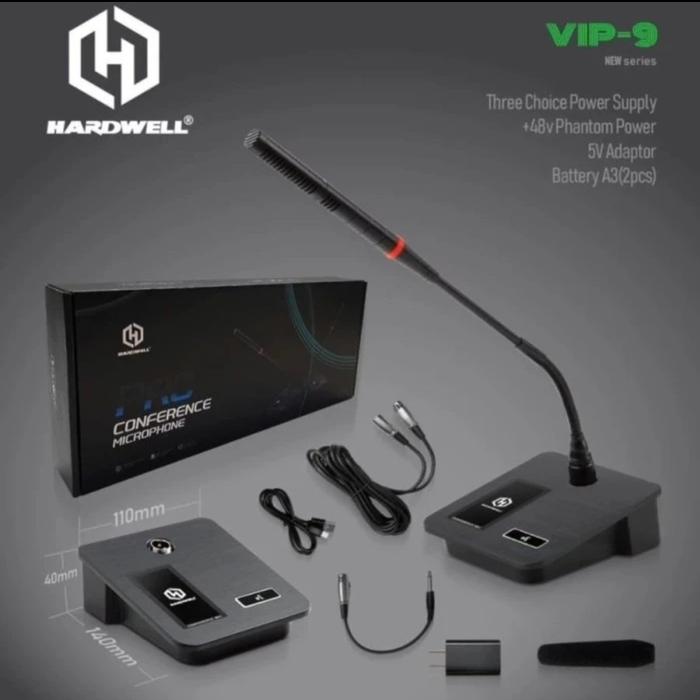 Jual Mic Podium Meja Hardwell VIP 9 | Mic Meja Hardwell VIP 9 | Mic Rapat | Mic Conference ...