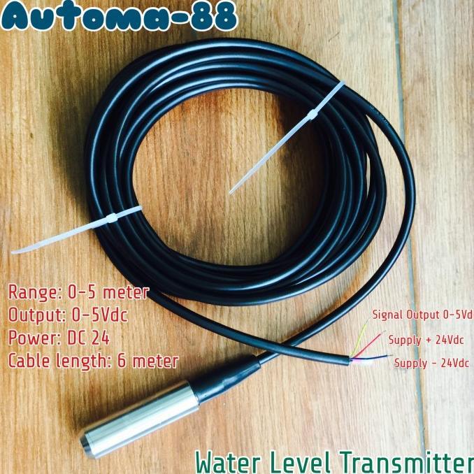 Jual WATER LEVEL TRANSMITTER 0-5M OUT 0-5V LEVEL SENSOR TRANSDUCER 5M ...