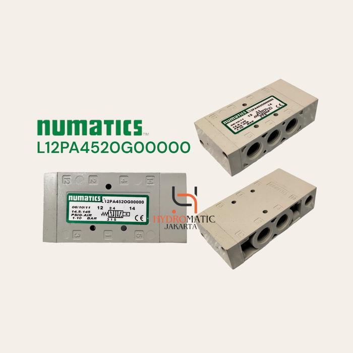 Jual SOLENOID VALVE PILOT NUMATICS L12PA4520G00000 - Jakarta Barat ...