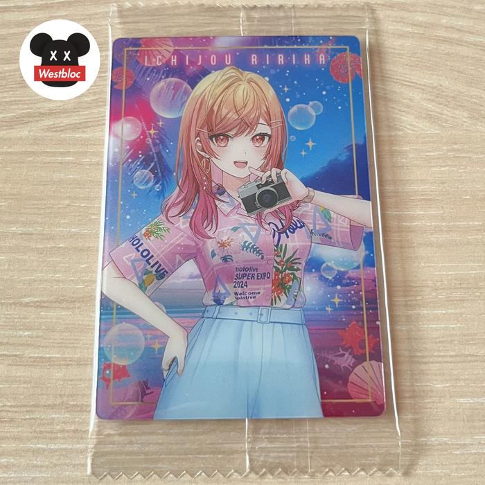Jual Ichijou Ririka Hololive Super Expo 2024 Wafer Card Vol.1 Bandai Namco Official Merchandise ...