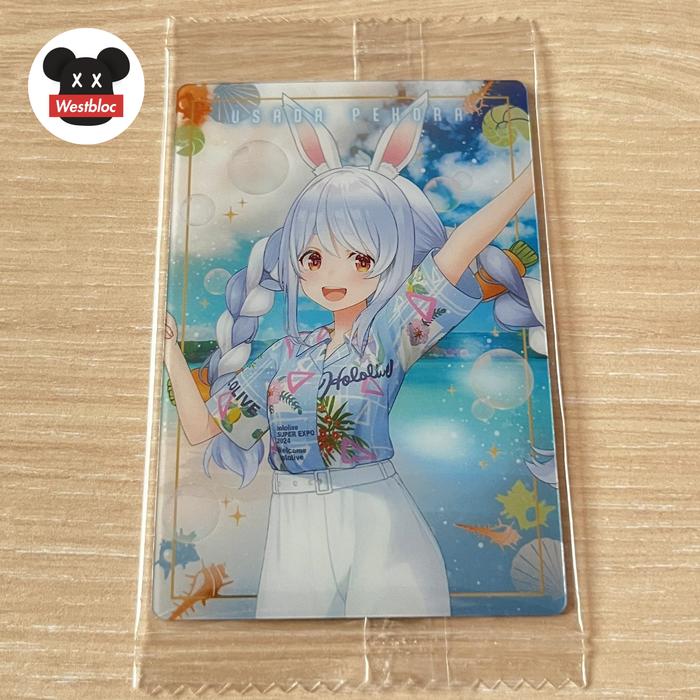 Jual Usada Pekora Hololive Super Expo 2024 Wafer Card Vol.1 Bandai Namco Official Merchandise ...