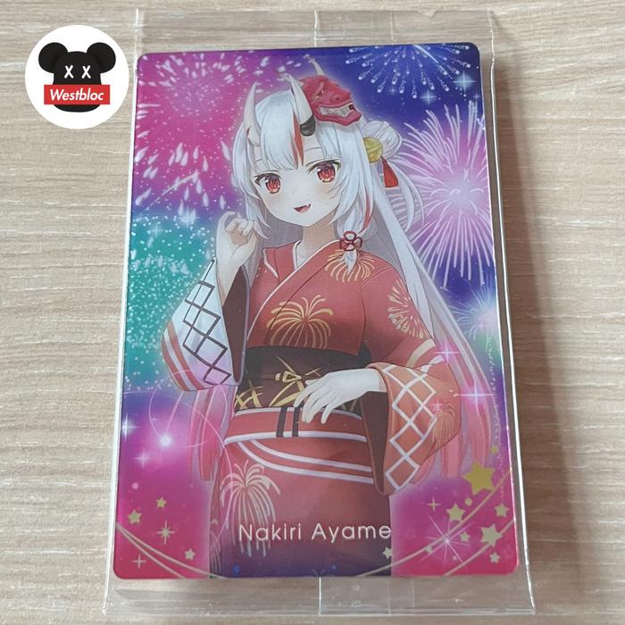 Jual Nakiri Ayame Hololive Summer Kimono Yukata Wafer Card Vol.3 Bandai Namco Official ...