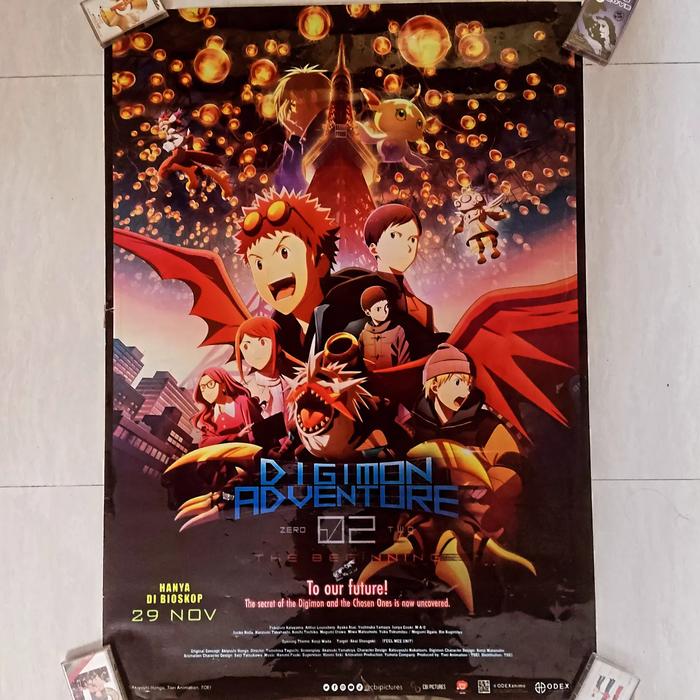 Jual Digimon adventure 02 movie anime Poster lobby bioskop original ...