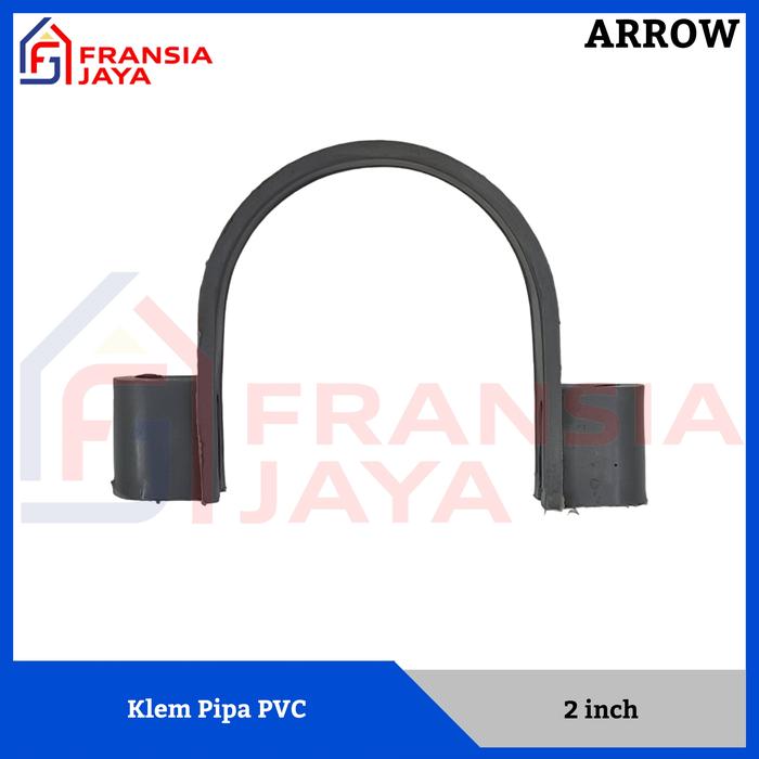 Jual Arrow Klem Pipa PVC 2 inch per 1 pcs Pipe Clamp Omega - Kota Depok ...