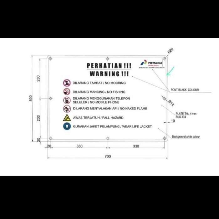 Jual papan dengan frame (kotak) nama stainles tulisan - Kota Surabaya ...