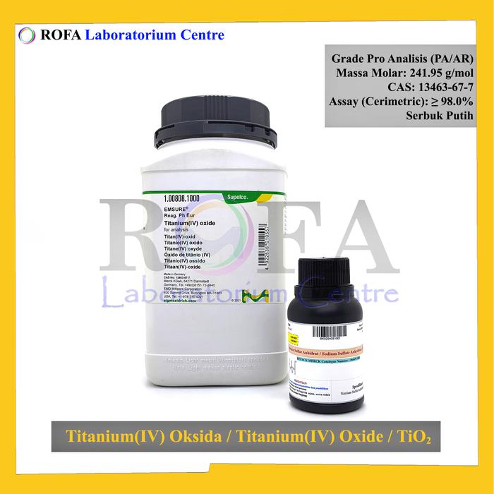 Jual Titanium(IV) Oksida / Titanium(IV) Oxide / Titanium Dioksida ...