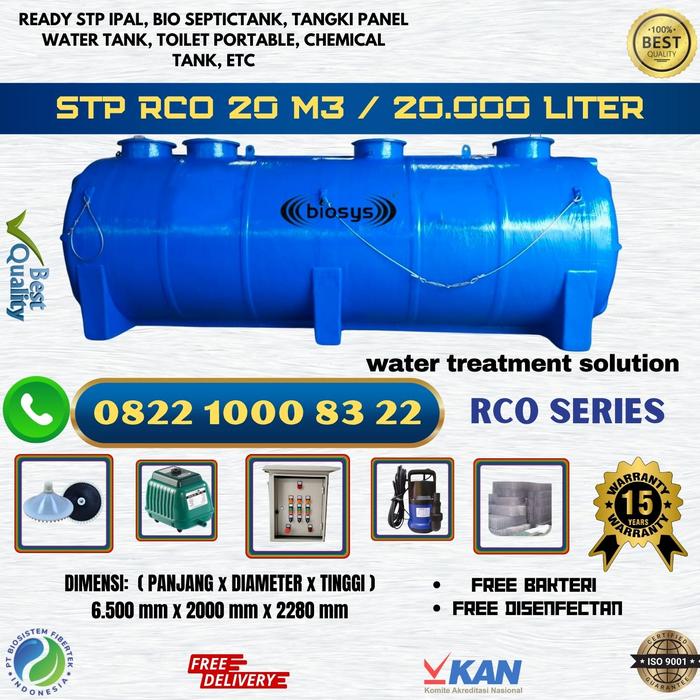 Jual Septic Tank STP IPAL Biosys 20 m3/20.000 liter, Biosung, Biotechno ...