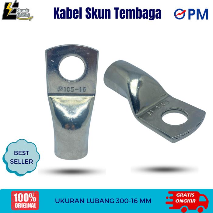 Jual CABLE LUG / KABEL SKUN TEMBAGA 300mm x 16mm PM - Jakarta Pusat ...