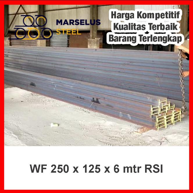 Jual WF 250 x 125 x 6 mtr SNI Rajawali Steel (RSI) / Besi IWF 250 Wide ...