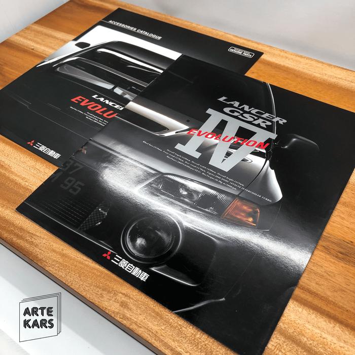 Jual Mitsubishi Lancer Evolution IV 4 - JDM Catalog Brochure - Brosur ...