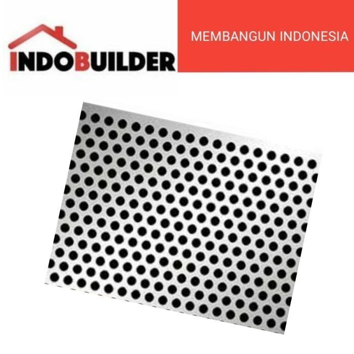 Jual PLAT BESI LUBANG PERFORATED TEBAL 1 MM DIAMETER LUBANG 5 MM - 12 ...