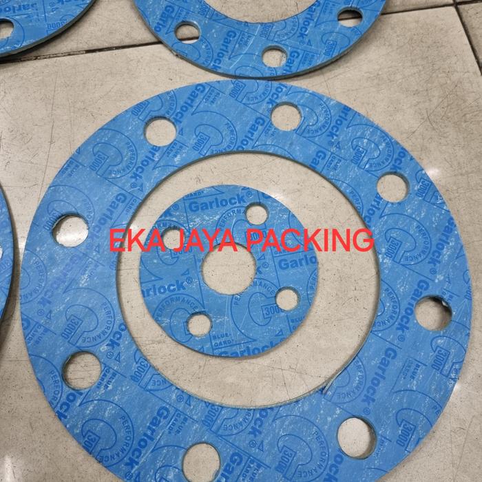 Jual Packing Gasket Flange Garlock Blue Gard 3000 Tebal 1mm 4" inch DN ...
