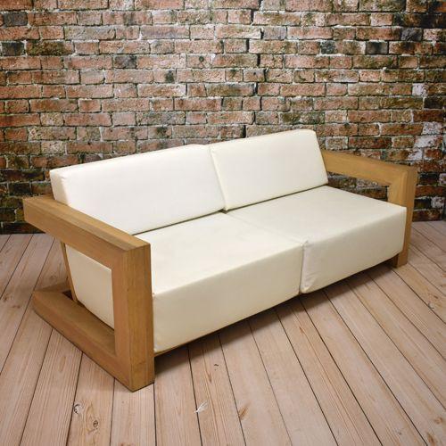 Jual sofa kayu estetic / sofa kayu minimalis - Kota Bandung ...