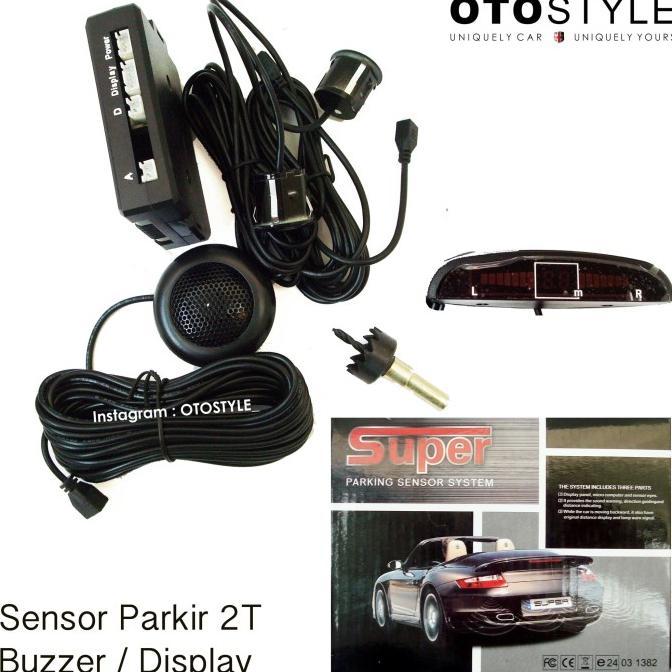 Jual SENSOR PARKIR 2 TITIK (WITH DISPLAY) SET untuk semua mobil - Kota ...