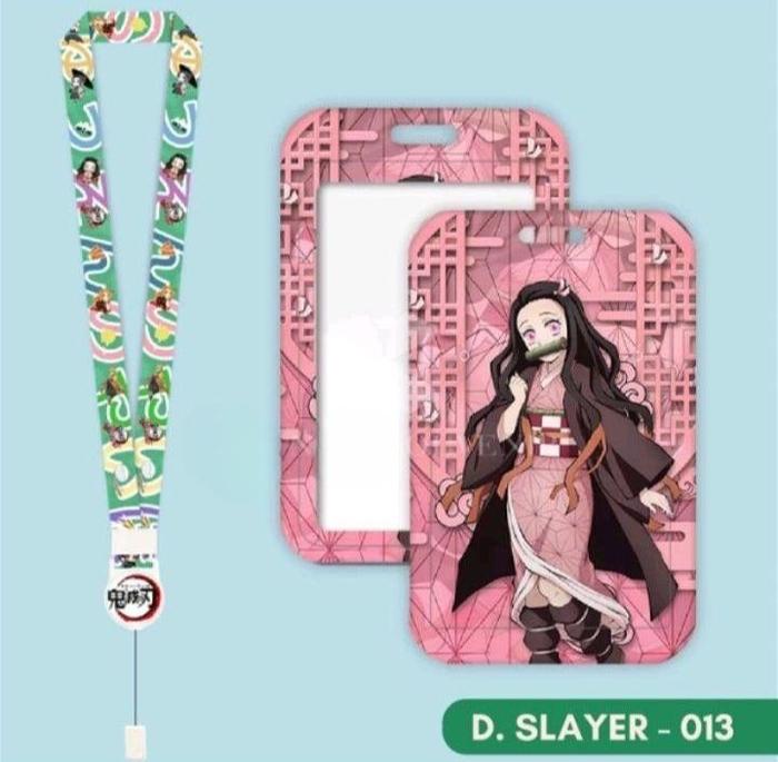 Jual Lanyard ID Card Motif Demon Slayer Trendy / Name Tag Demon Slayer ...