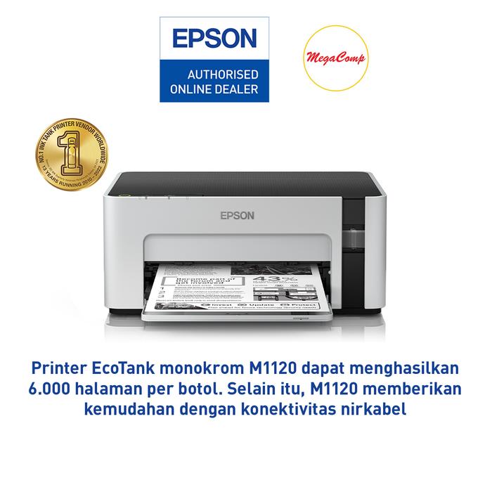 Promo Epson M1120 Monochrome Wi-Fi Ink Tank Printer Cicil 0% 3x - Kota ...