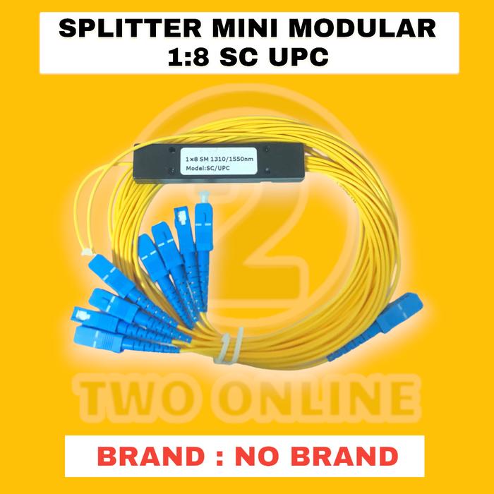 Jual Modular Mini Passive Splitter 1 8 Pasif Spliter Fiber Optik 1:8 ...
