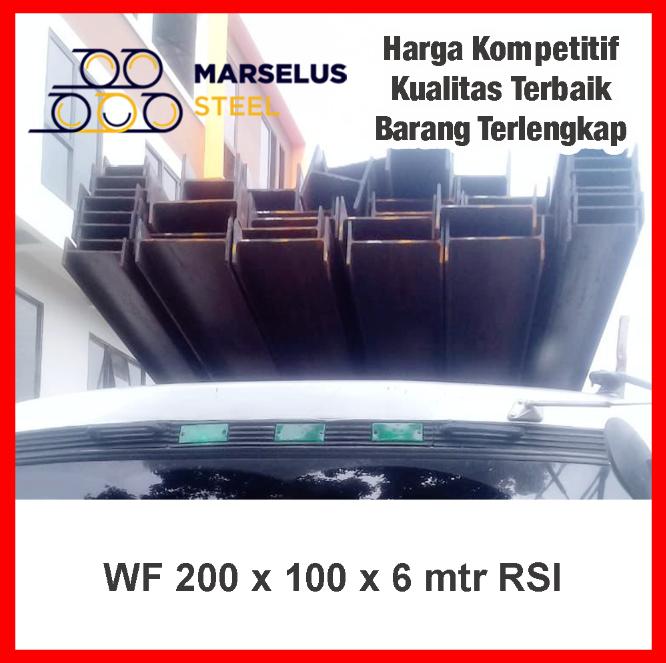 Jual WF 200 x 100 x 6 mtr SNI Rajawali Stee (RSI) / Besi IWF 200 Wide ...