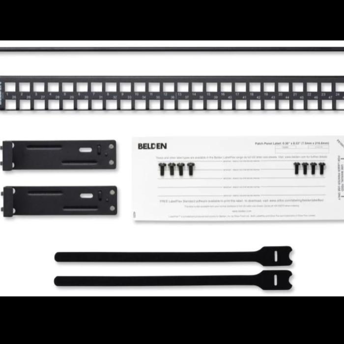 Jual 1 SET BELDEN AX103121 KEYCONNECT PATCH PANEL 48-PORT DAN MODULAR ...