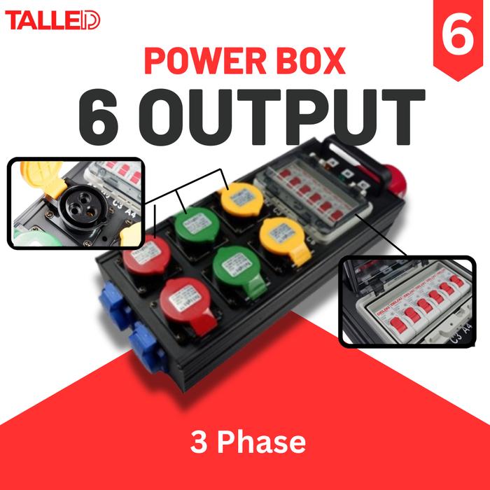 Jual POWER BOX 6 OUTPUT CONNECTOR LISTRIK VIDEOTRON 3 PHASE RENTAL EQUIPMENT - Jakarta Barat ...