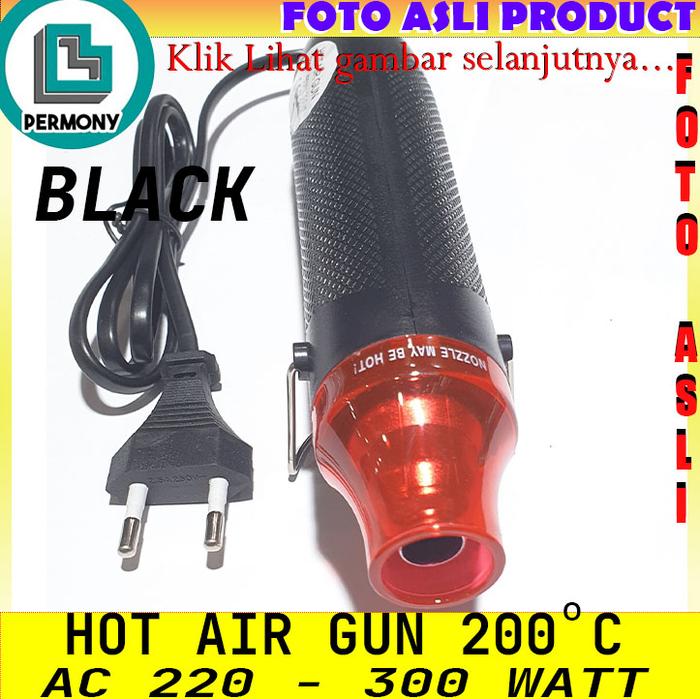 Jual Hot Air Gun 300W Heater Blower Pemanas udara 220V AC - Hitam ...