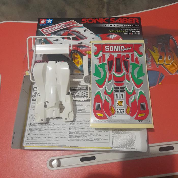 Jual sonic saber body decal panduan book dan dus tanpa roller - Kota ...