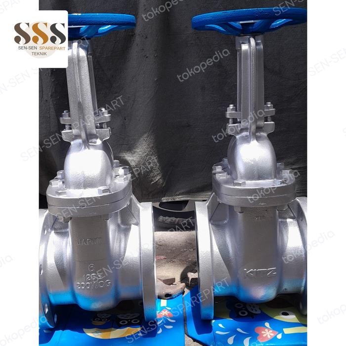 Jual Gate Valve KITZ Cast iron 125s AS Naik 200 wog 3" inch DN80 ...