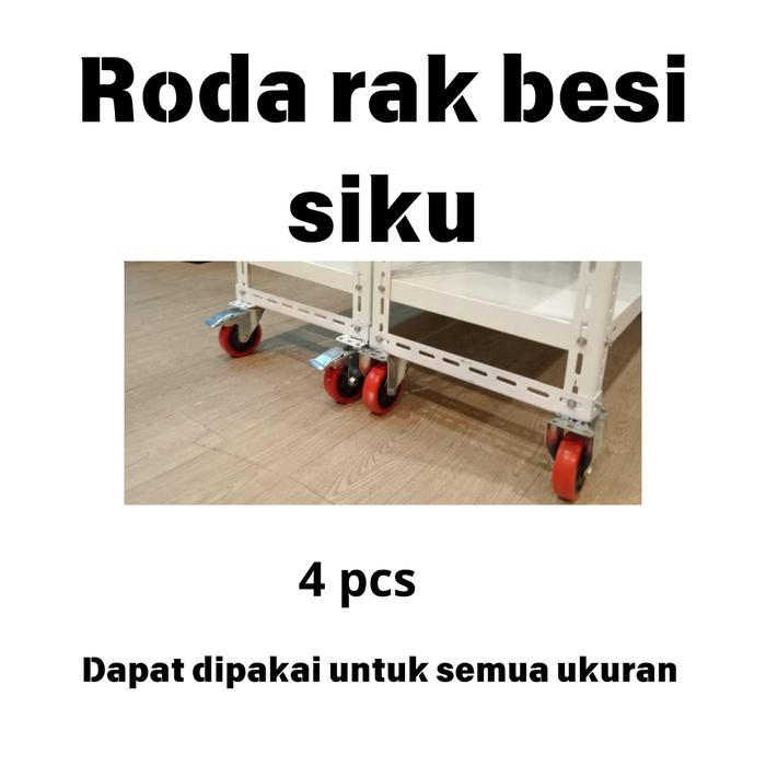Jual roda rak besi siku lubang - Kota Depok - Tokojayaharus | Tokopedia