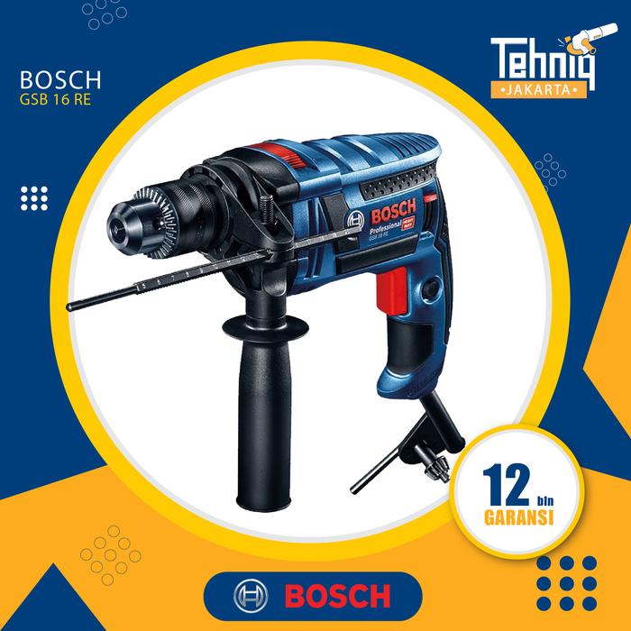 Promo GSB 16 RE Bosch Impact Driil 16 mm 750 watt / Bosch GSB 16 RE Mesin Bor Tembok Tangan ...