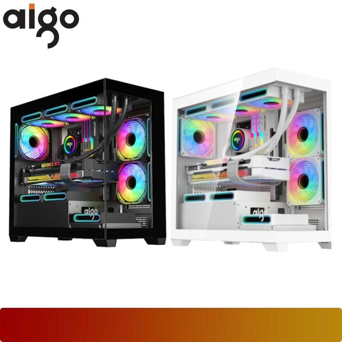 Promo AIGO C218M M-ATX PC Case | Panoramic M-ATX Chassis Cicil 0% 3x ...