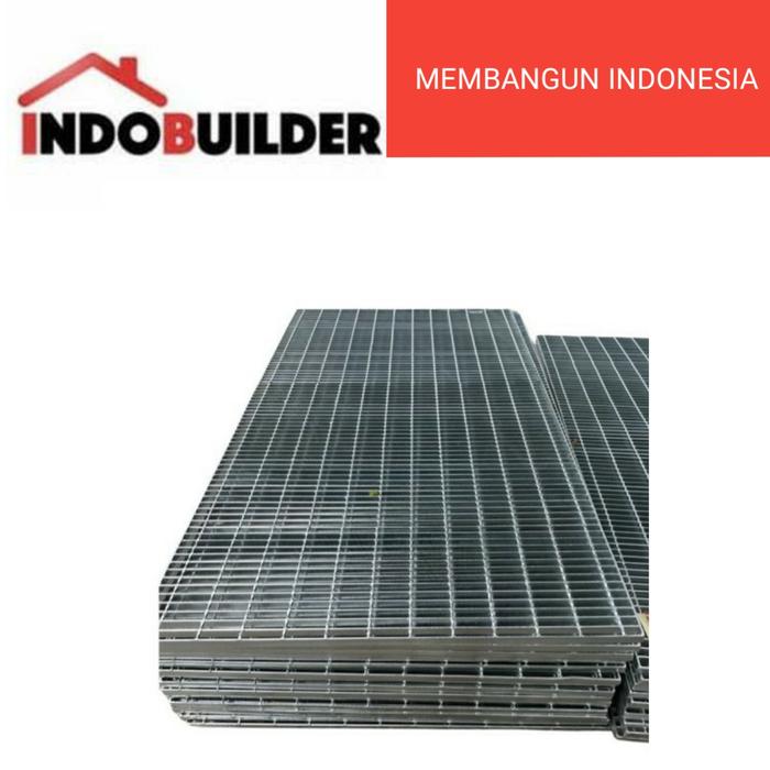 Jual PLAT GRATING GALVANIS 900 X 6000 MM PER LEMBAR SERRATED BERGERIGI ...