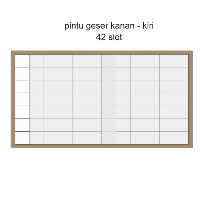 Jual rak hotwheels jati belanda akrilik isi 42 pintu geser kanan kiri ...