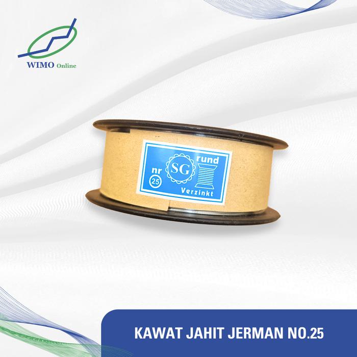Jual KAWAT JAHIT JERMAN STITCHING WIRE SG NO 25 buku karton jilid ...