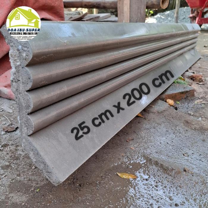 Jual lisplang tempel beton lisplang full beton lisplang 25cm lisplang ...