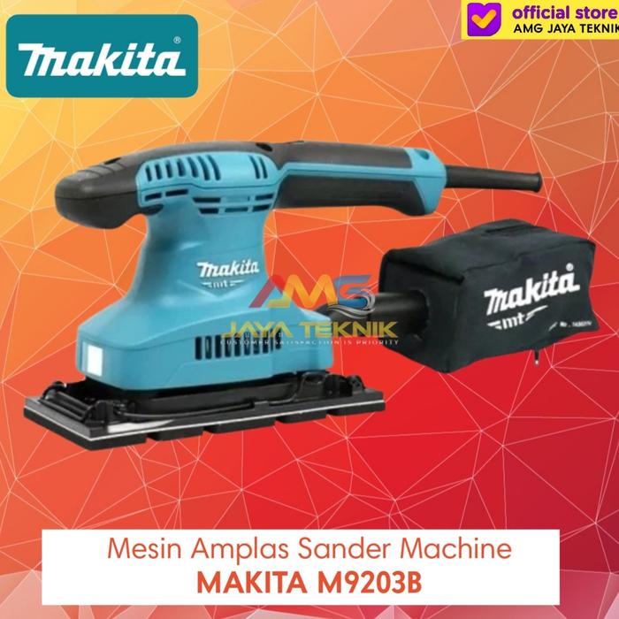 Jual Mesin Amplas Makita M9203B Pengaplas Tembok/ Finishing Kayu Sander ...