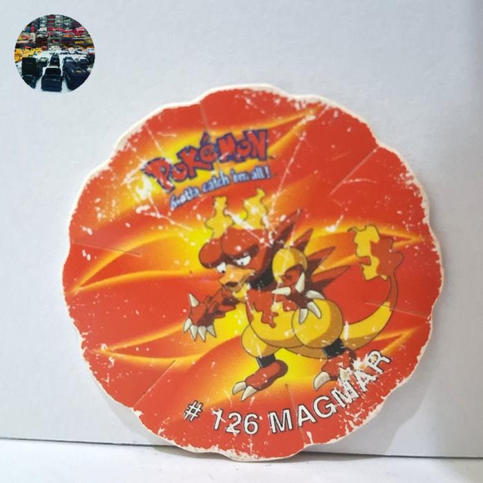 Jual Tazos Pokemon Magmar Tazos Smash Pokemon Magmar Mainan Jadul ...
