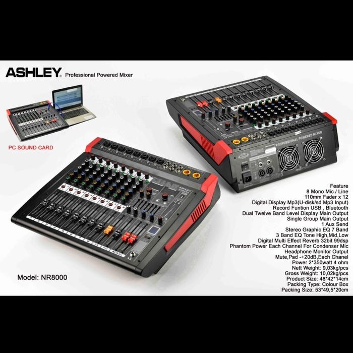 Jual Power Mixer Ashley Nr8000 8ch ( Original ) Di Seller Sunshop ...