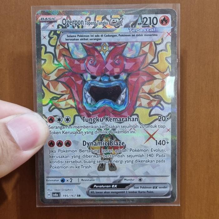 Jual Pokemon TCG Indonesia - Ogerpon Topeng Tungku EX SR [sv6s I 195/167] - Jakarta Barat - Oppa ...