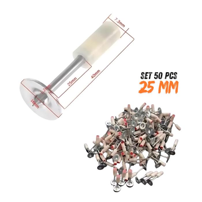 Jual Paku Ramset Set 50 pcs 7,3mm Refill Paku Tembak Rivet Beton Paku ...
