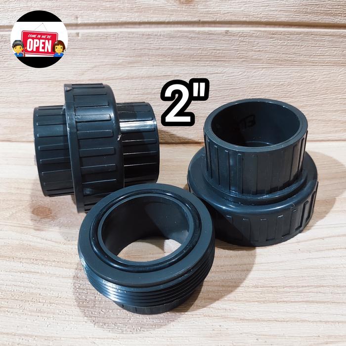 Jual Watermur Polos 2" Inch Sock Sambungan Pipa Air PVC Watermur 2 Inch ...