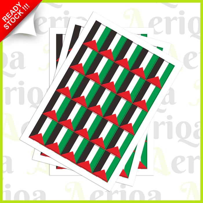 Jual Stiker Pipi Bendera Palestina - Palestine Persegi - Face Sticker ...