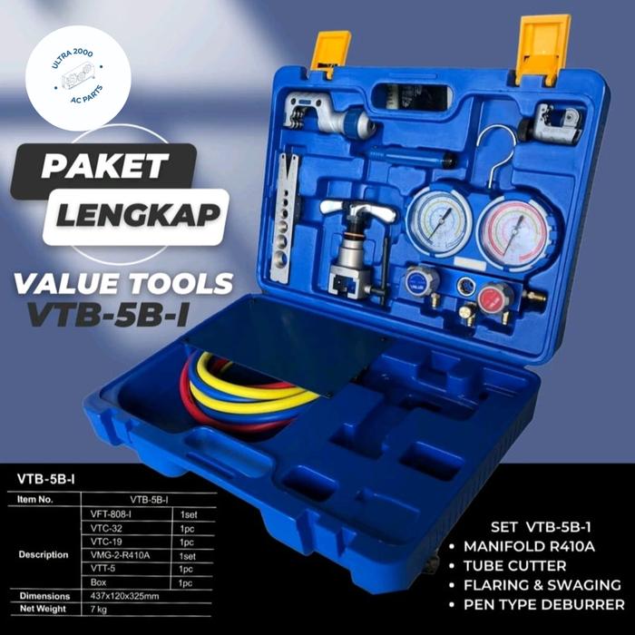 Jual Flaring Tool VALUE Set VTB-5B-1 / Value Flaring Tools - Jakarta ...