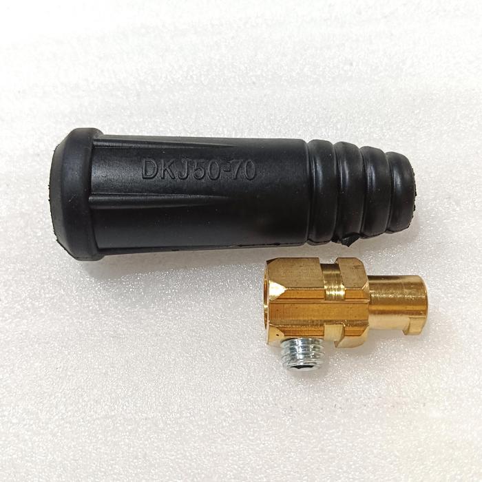 Jual Joint Cable for Welding Machine Male 50-70 / Konektor Kabel Travo ...