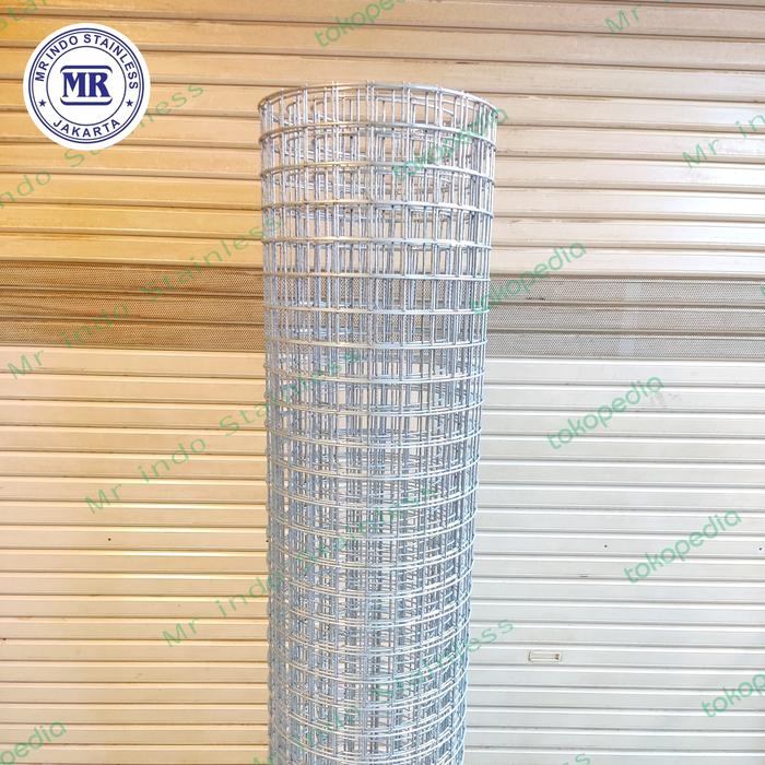 Jual Kawat Loket Galvanis 5cm x 5cm - kawat loket - kawat ayam Diam2mm ...