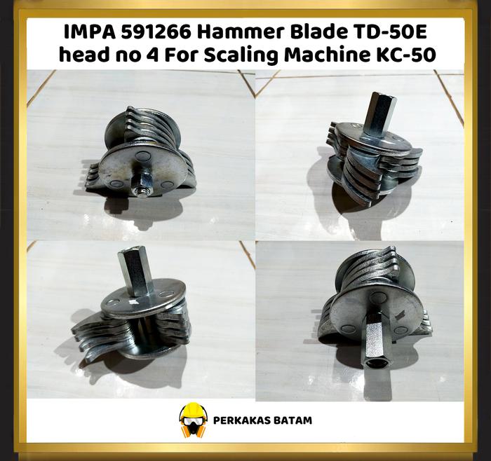 Jual IMPA 591266 Hammer Blade TD-50E head no 4 For Scaling Machine KC ...