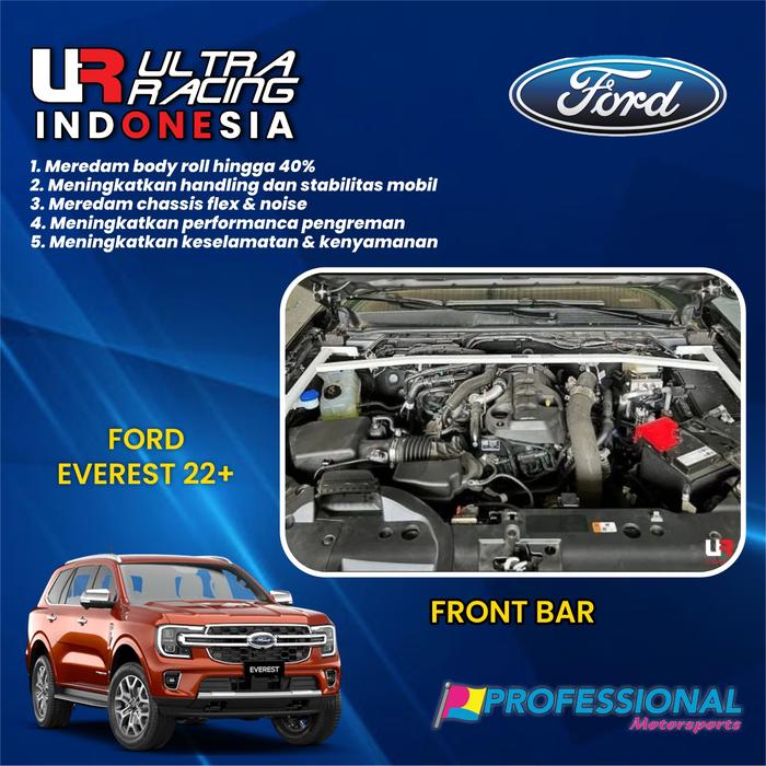 Jual Stabiliser Frontbar STRUT BAR ULTRA RACING Frontbar FORD RANGER ...