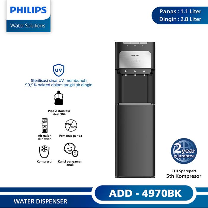 Promo Philips Water Dispenser ADD4970BK Hitam Teknologi UV Solusi Air ...